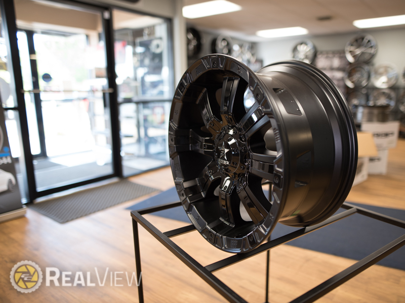 RealView of RBP 94R Satin Black W/ Gloss Black Inserts - 20x10 -25 ...
