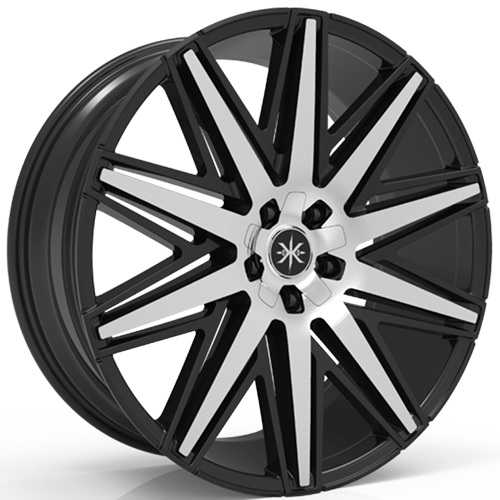 Karma K6 Black Machined - 20x8.5 +38 - K6-208545+38BM